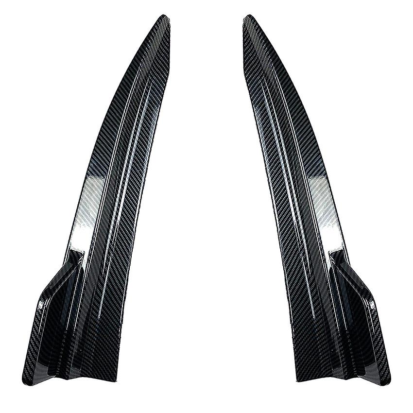 Gloss Rear Bumper Canards Vent M-pack Side Splitter For Bmw 3 Series ...