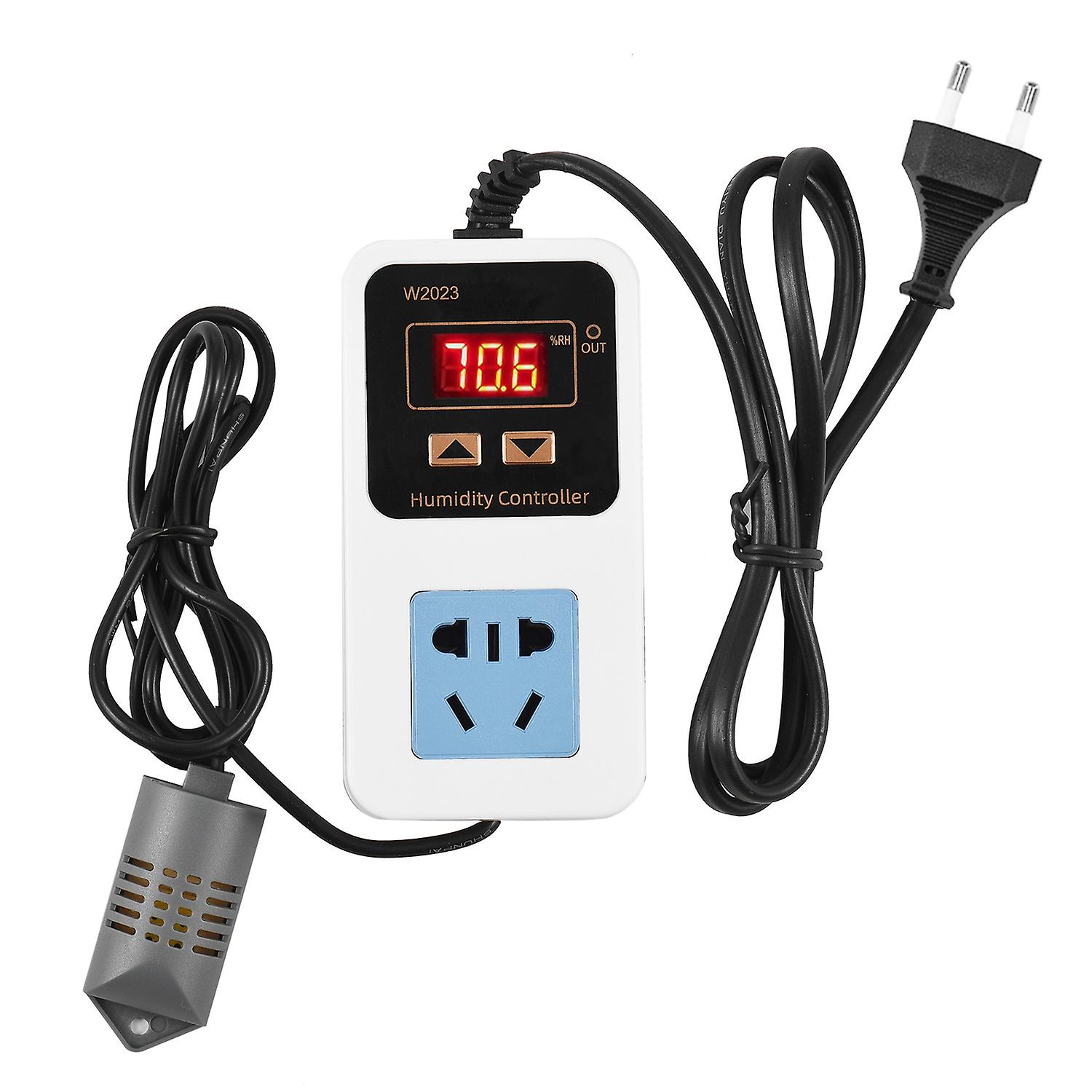 110-220V 10A 1500W Electronic Humidity Controller Intelligent Digital Display Humidity Control ...