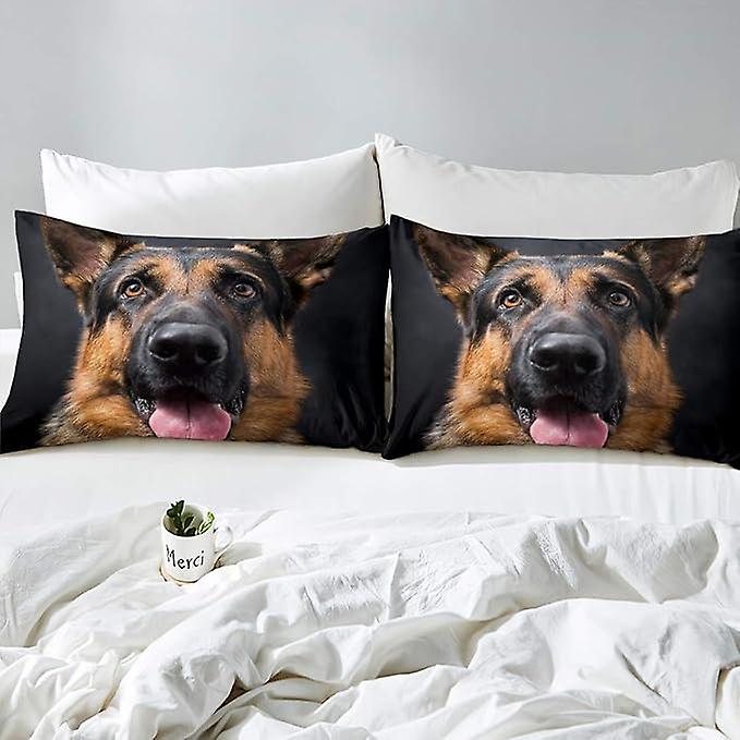 Dog Duvet Cover German Shepherd Bedding Set For Kids Boys Adults 3d Dog ...