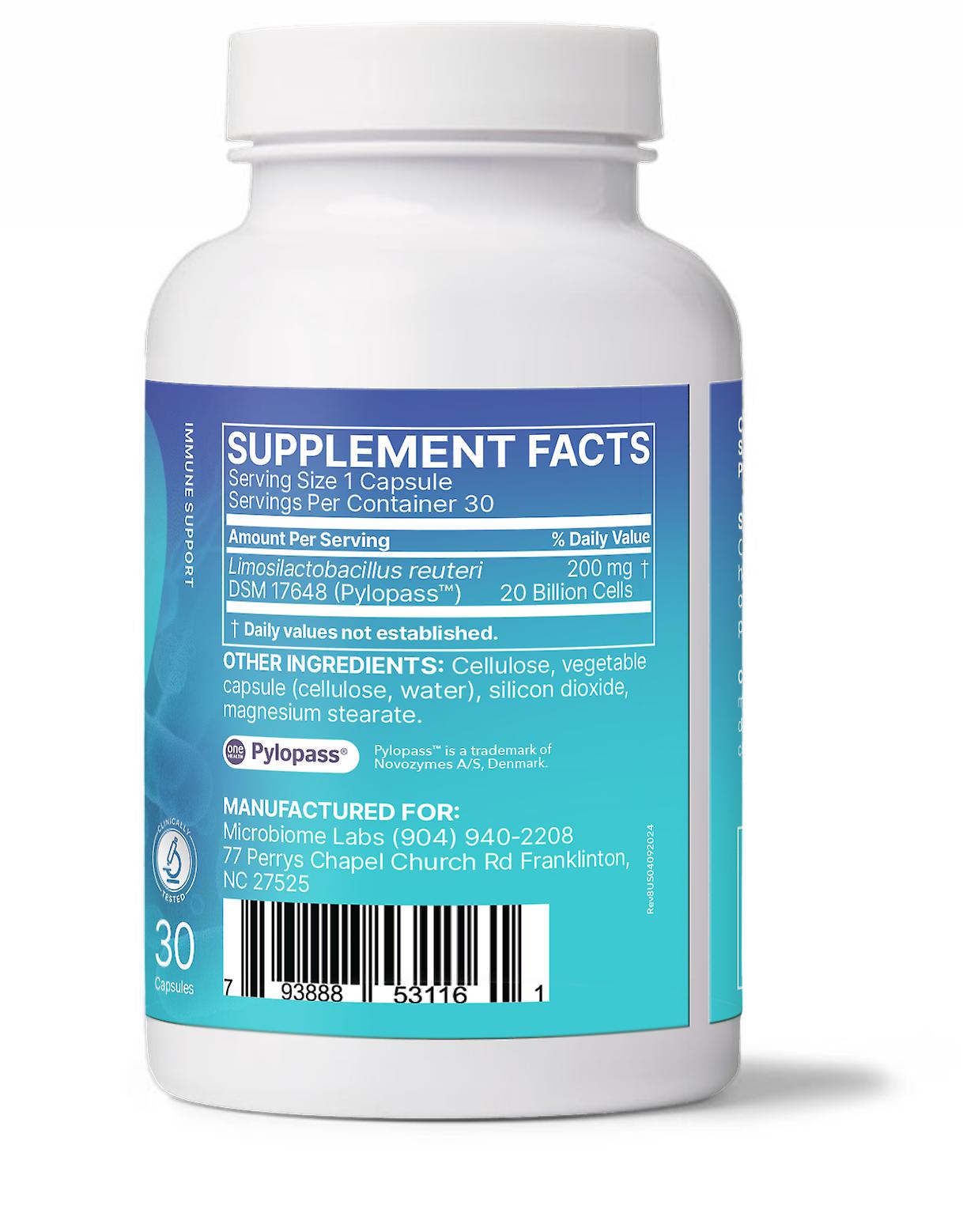 Microbiome Labs PyloGuard - Postbiotic 30 Capsules | Fruugo AU