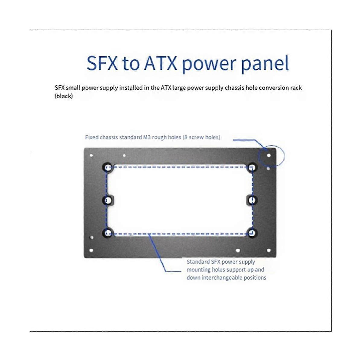ATX Power Supply to SFX Power Supply Bracket SFX Power Supply to ATX ...