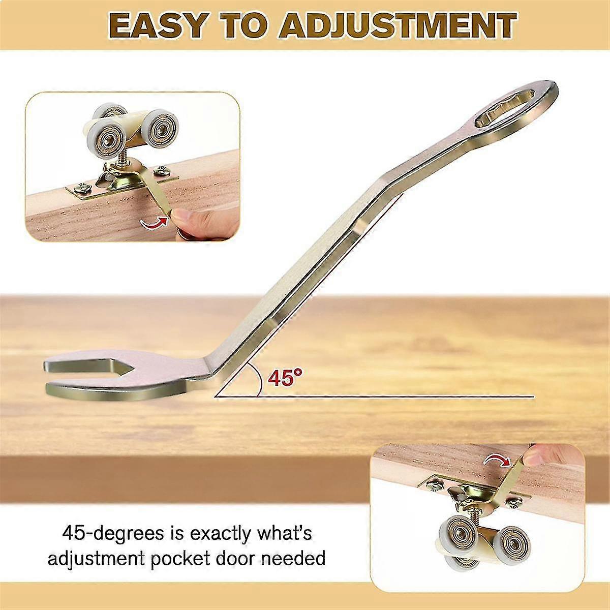 4Pcs Pivot Adjustment Wrench for Sliding Door Hanger, Adjustment Pocket ...