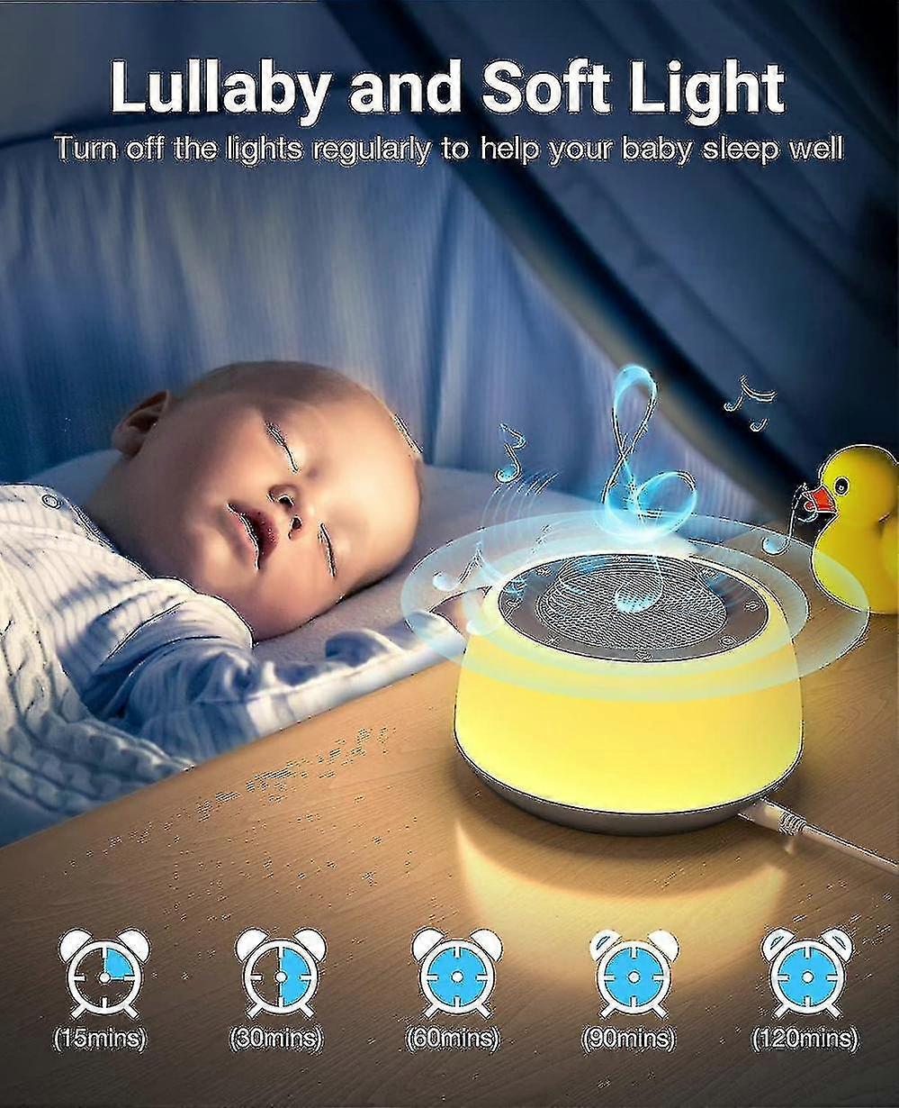 Jack & Rose White Noise Machine Baby, Baby Sound Machine Kids With ...