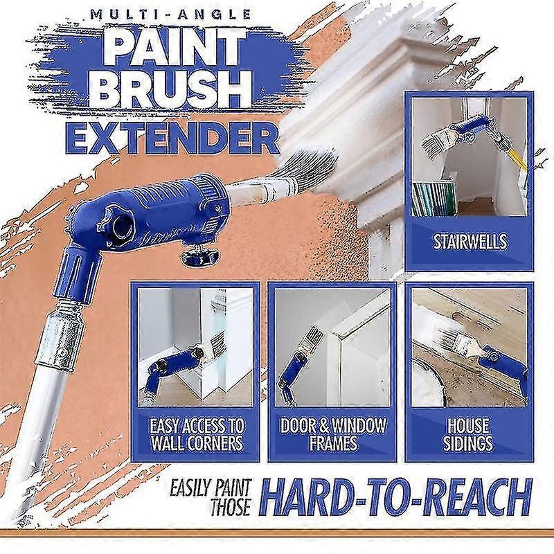 1pcs Multi-Angle Paint Brush Holder - Extension Pole Attachment for ...