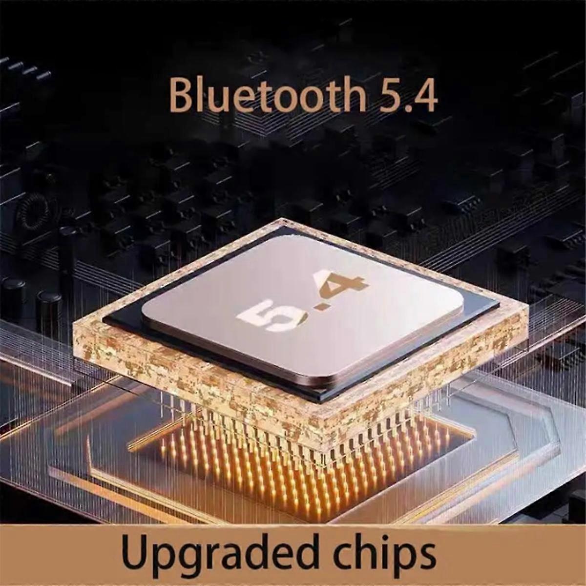 New A8Pro Bluetooth 5.4 Wireless Earphones LCD Color Screen ANC+ENC Active Noise Cancelling TWS ...