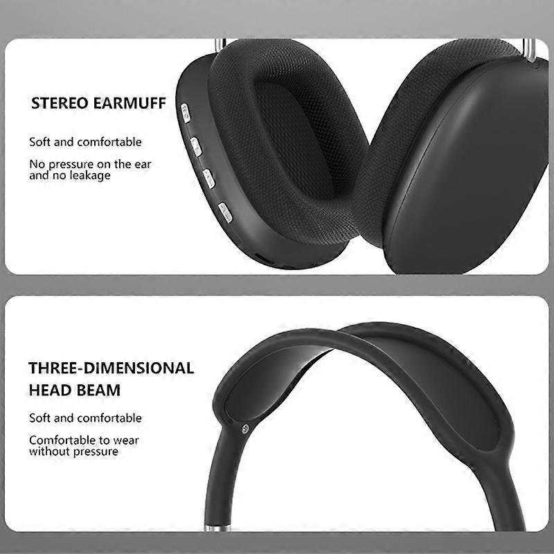 NEW P9 PRO MAX Air Wireless Headphones Noise Cancelling Bluetooth ...