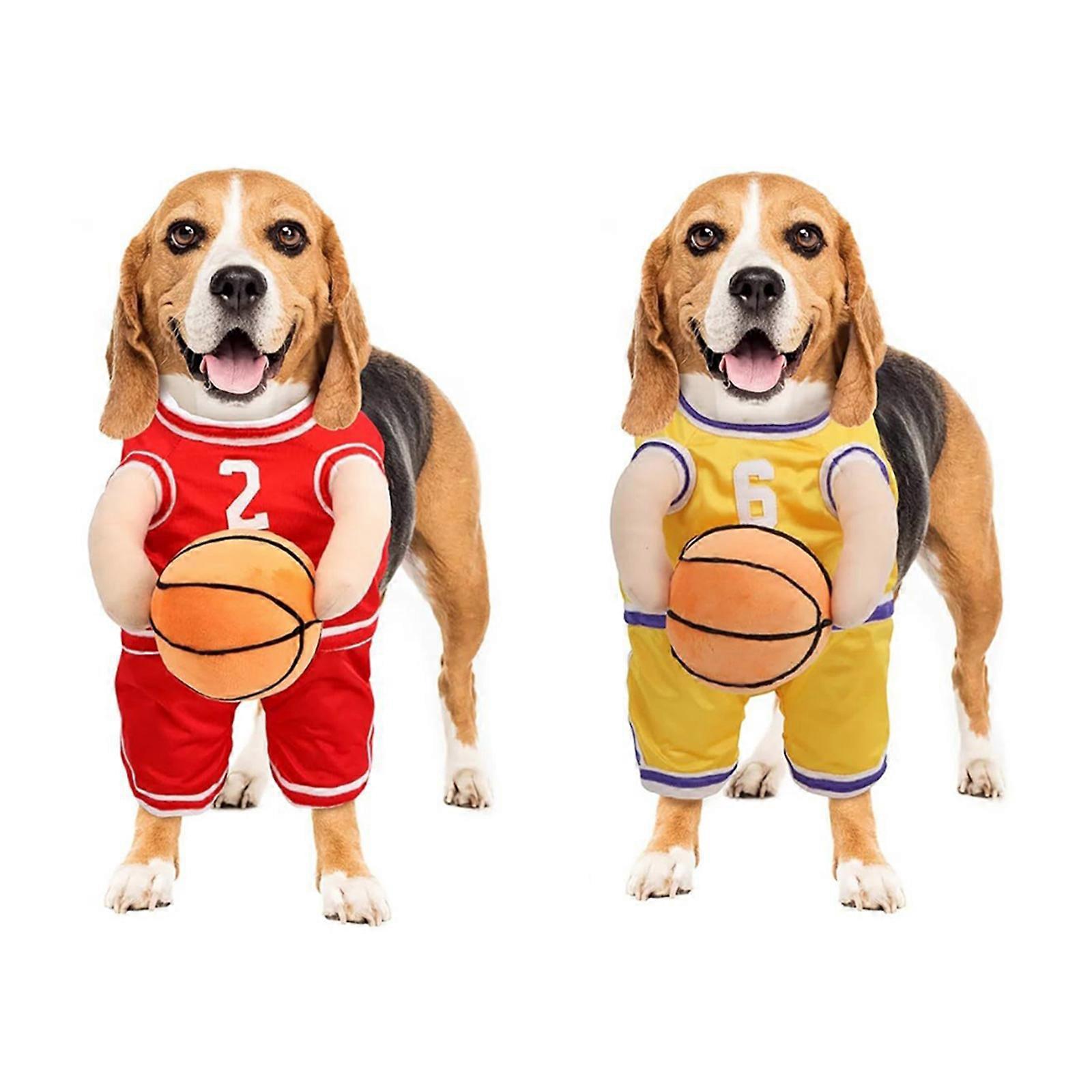 Dog Basketball Costume with Ball,Dog Basketball Player Costume, Pet ...