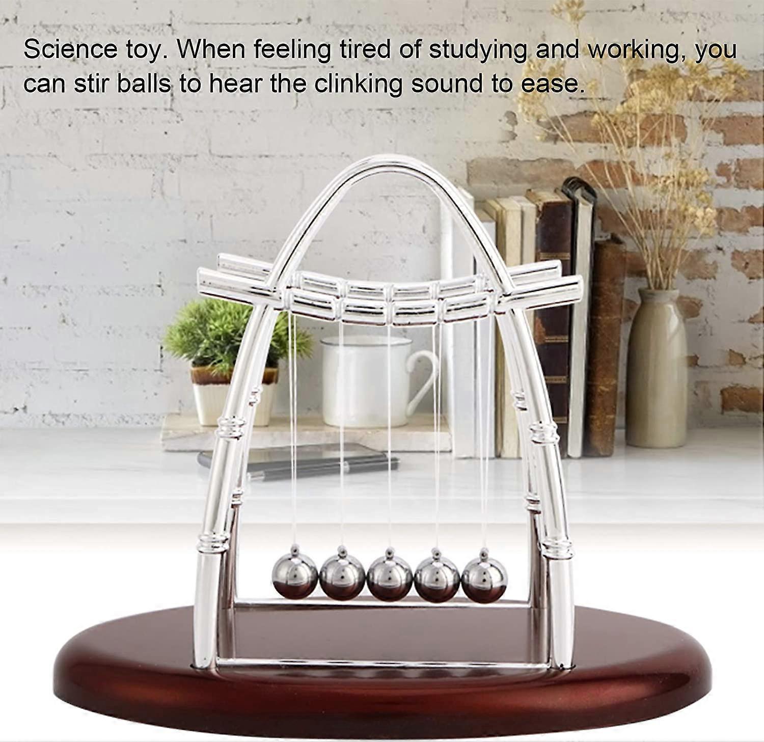 Balance Balls Toy, Newton's Cradle Balance Steel Balls Physics Science ...