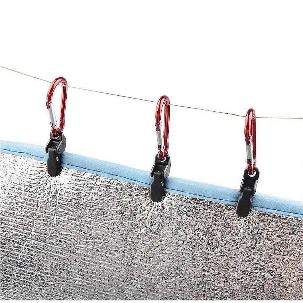 Awning Clamp Clips Tarp Clip Windproof Clamp With Carabiner Awning ...