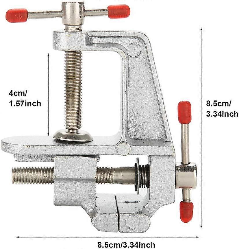 Aluminum Alloy 360 Degree Swivel Table Vise Universal Bench Vise Mini ...