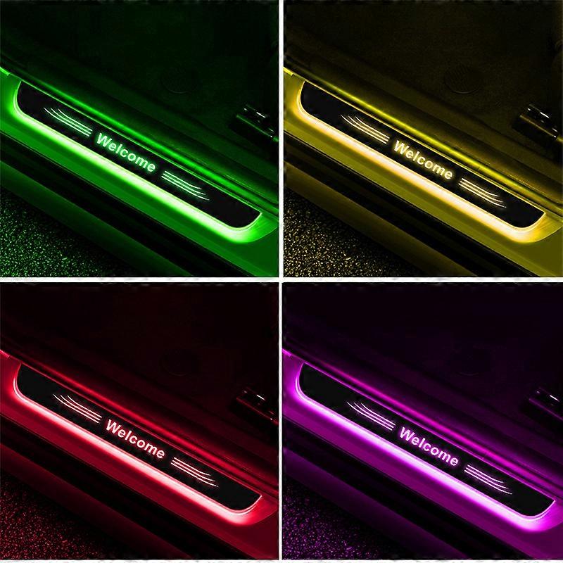 Customized Car Door illuminated Sill light Logo Projector Lamp USB ...