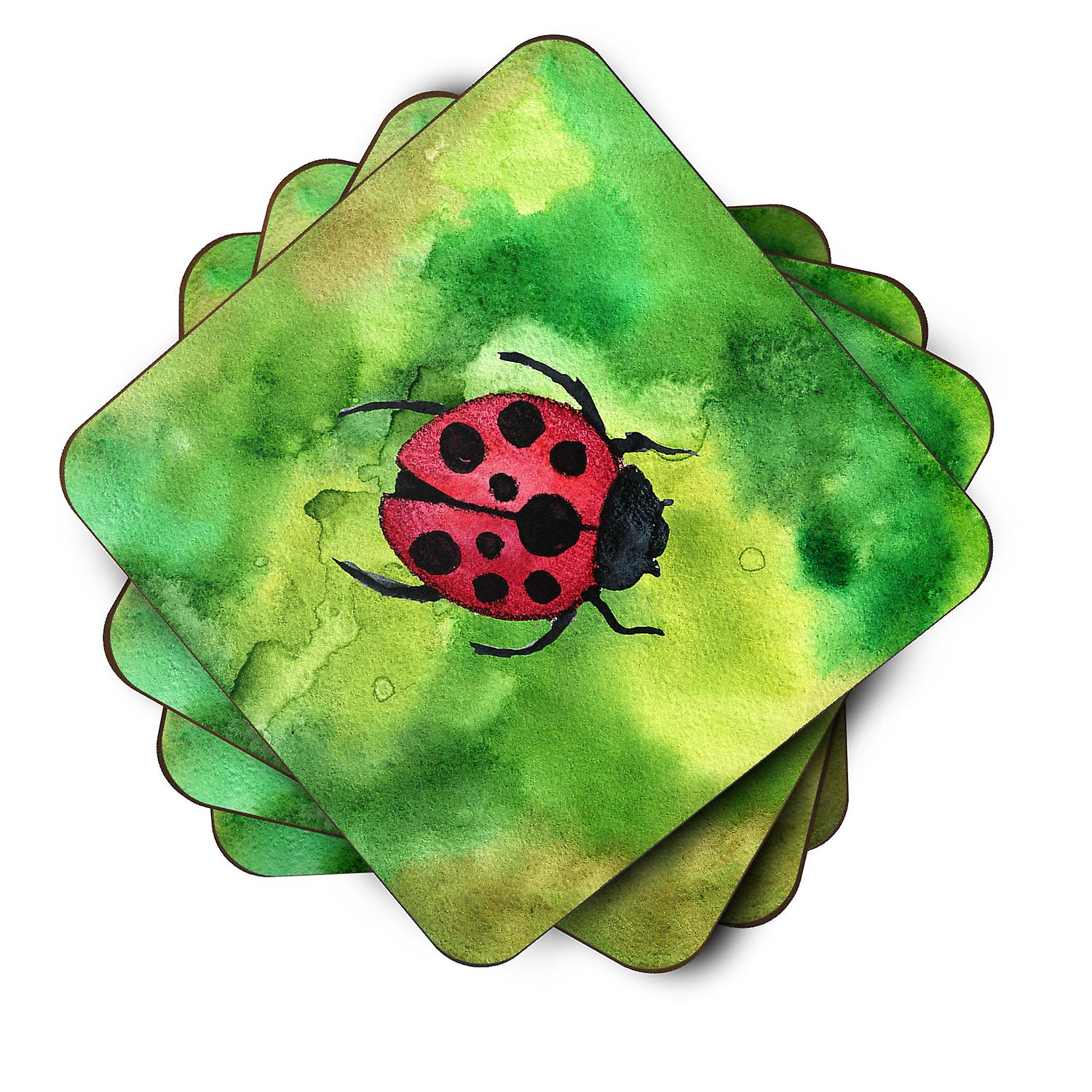 Carolines Treasures BB5770FC Irish Lady Bug Foam Coaster Set of 4 ...