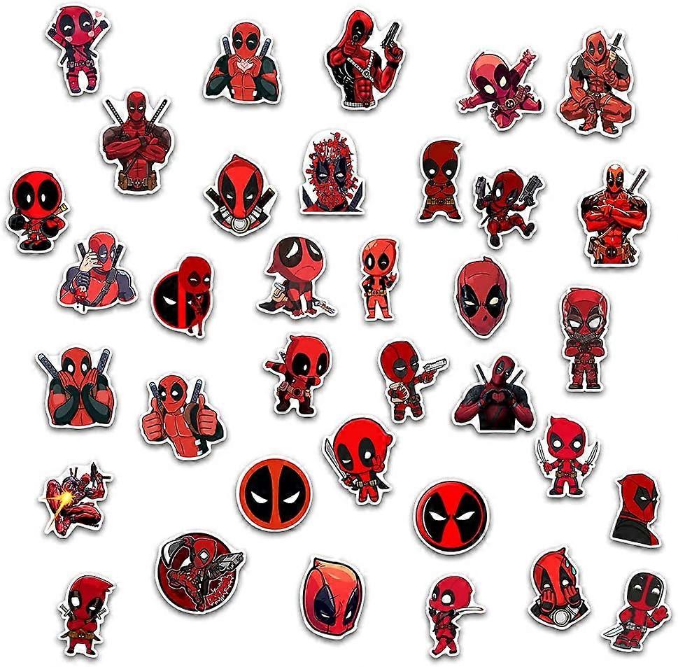 Deadpool Stickers for Laptop Water Bottle Decals of 50 Pcs,Perfect for ...