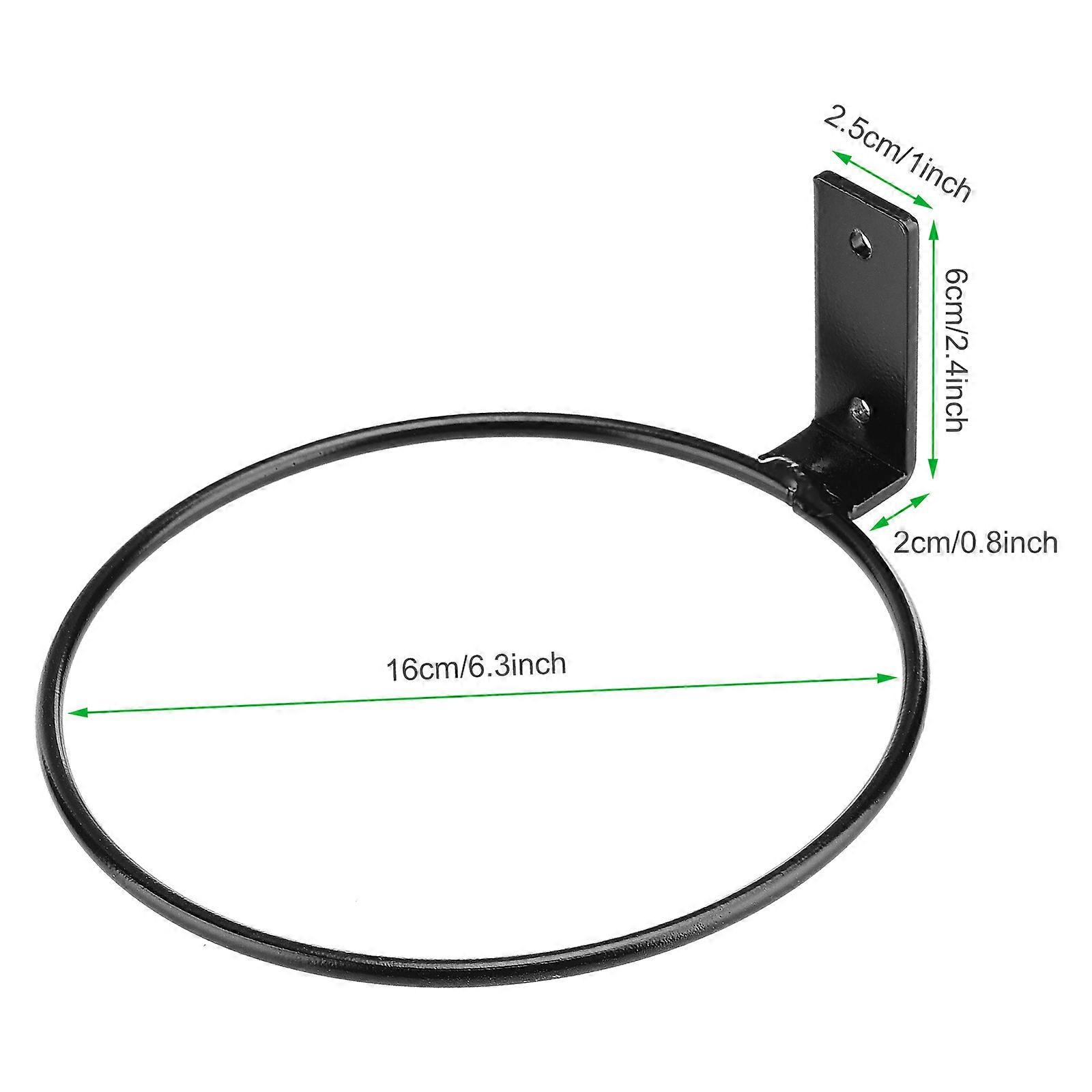 Flower Pot Holder Rings Wall Mounted, Metal Planter Pots Hook Hangers ...