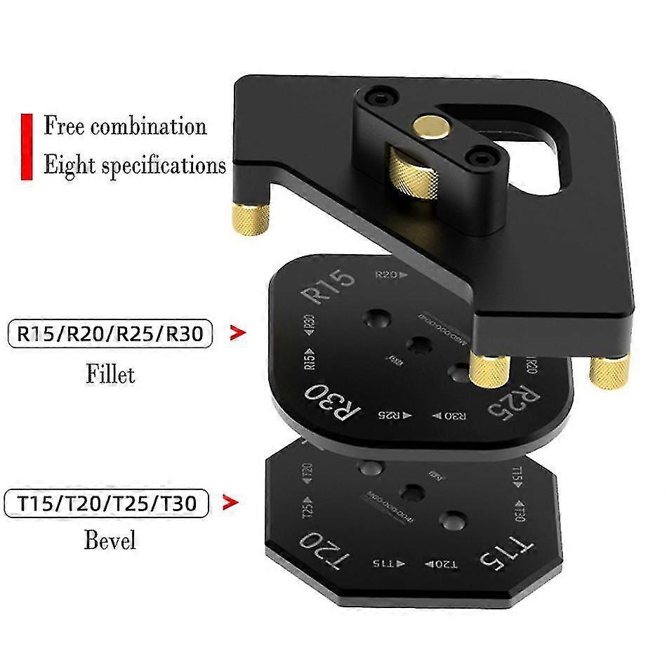 8 In 1 Corner Radius Template Jig Fillet Arc Locator Jig Radius Quick ...