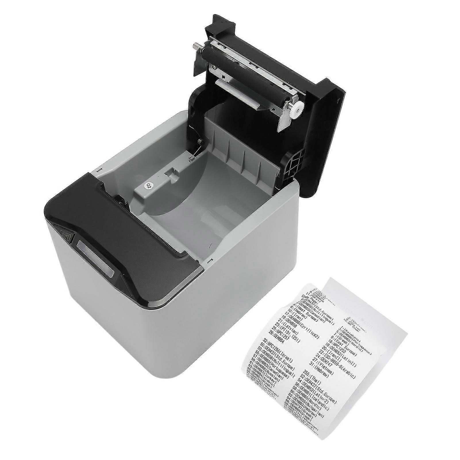 80mm USB Thermal Receipt Printer with Auto Cutter for Commercial Retail ...