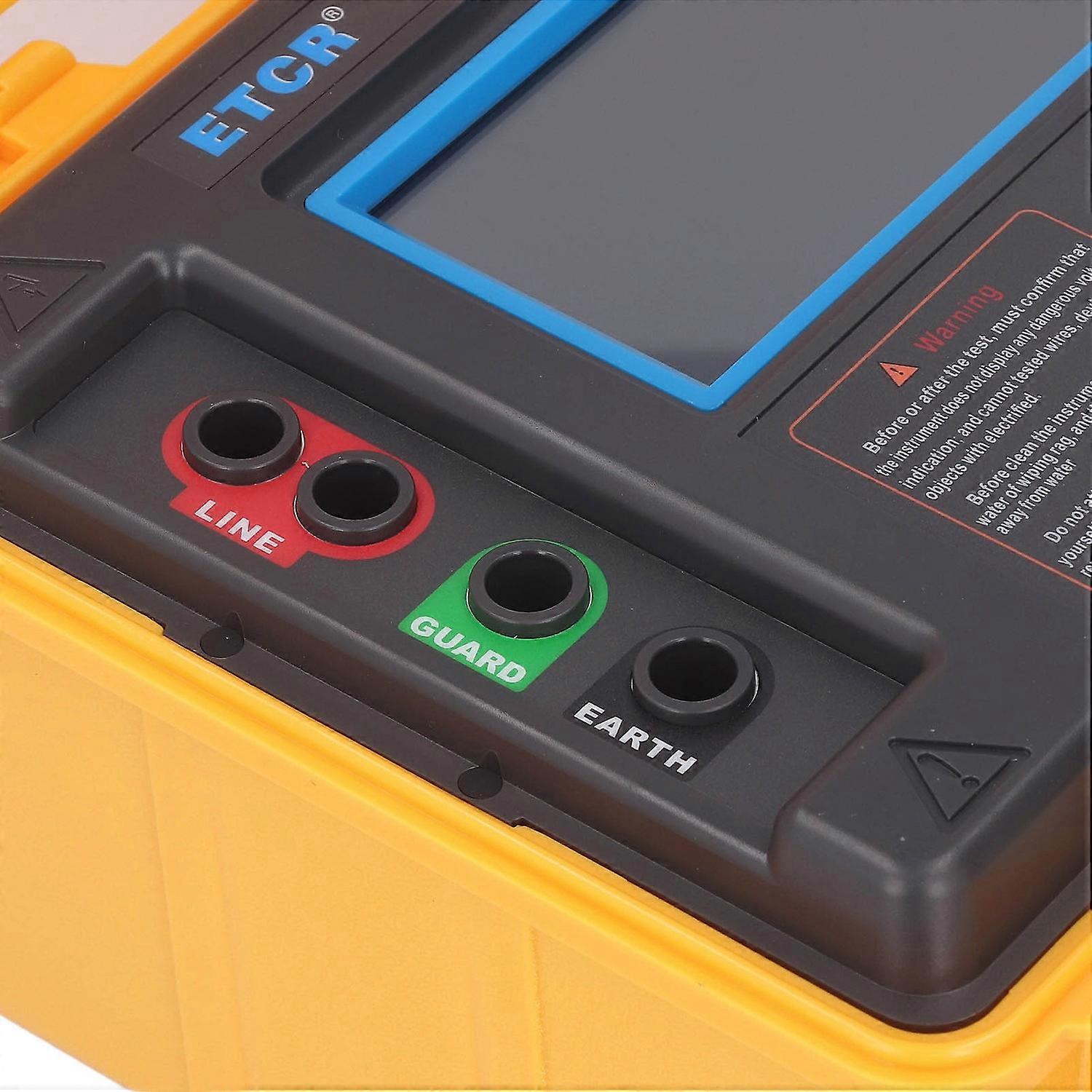 Insulation Resistance Meter High Voltage Accurate Earth Ground Clamp ...