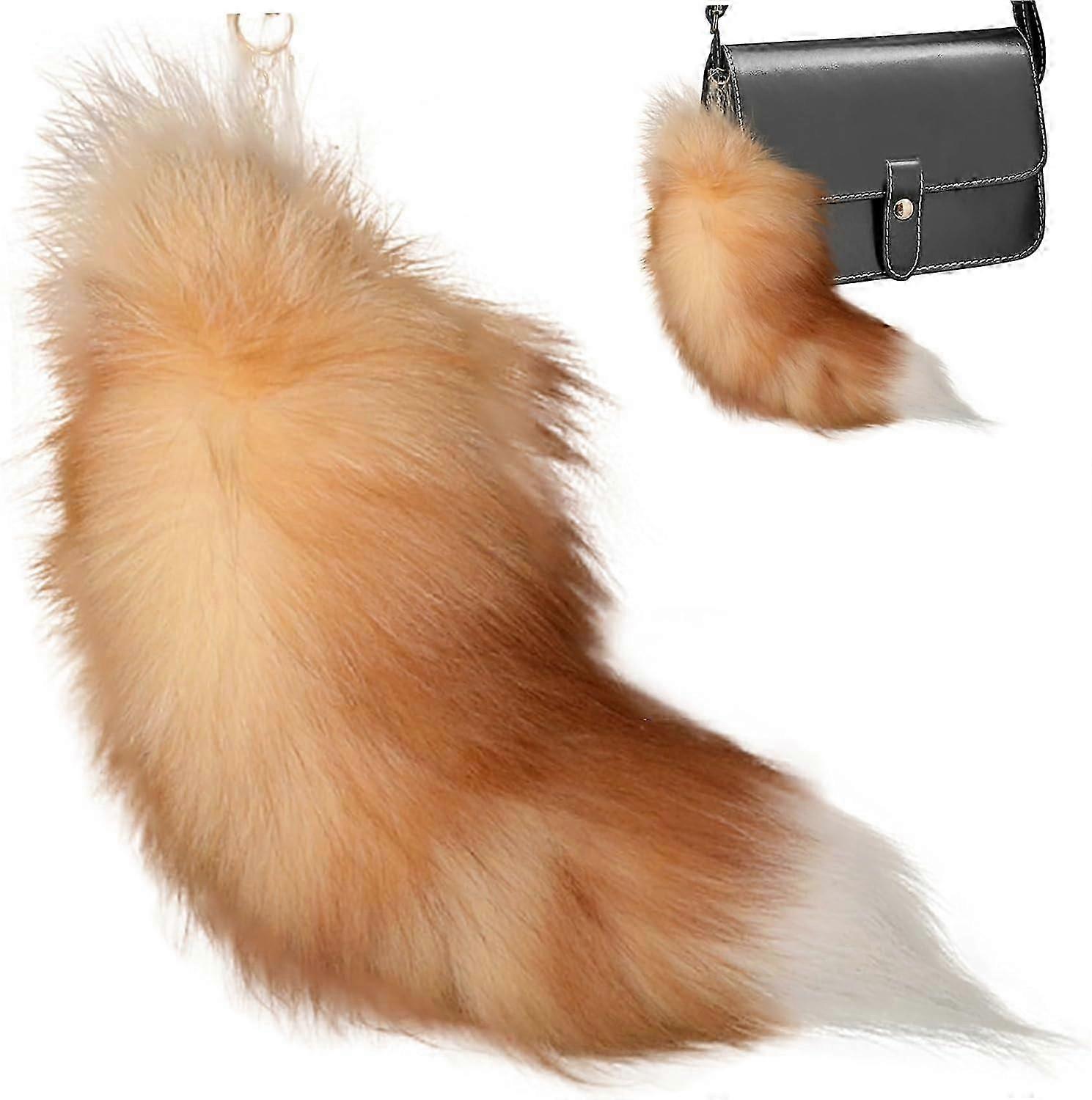 Fake Fox Tail, 40 cm Animal Tail, Fluffy Fake Fur Tail, Realistic Fox ...