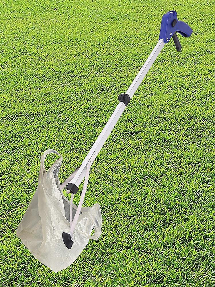 Aluminum Garbage Picker, Navy Blue Foldable Litter Grabbing Tool ...
