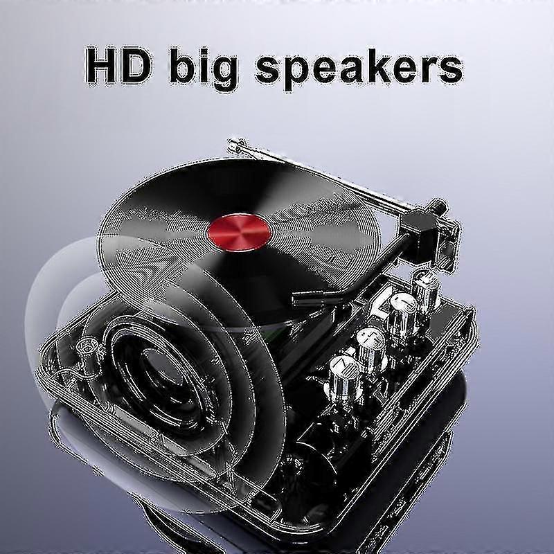 Turntable Record Player Portable Vinyl Record Player With Built-in ...