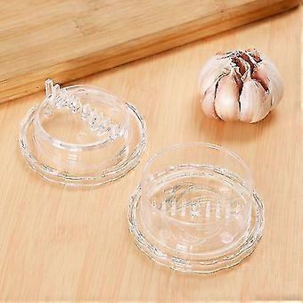 2pcs Manual Garlic Press Plastic Garlic Twist Crusher Manual Garlic ...