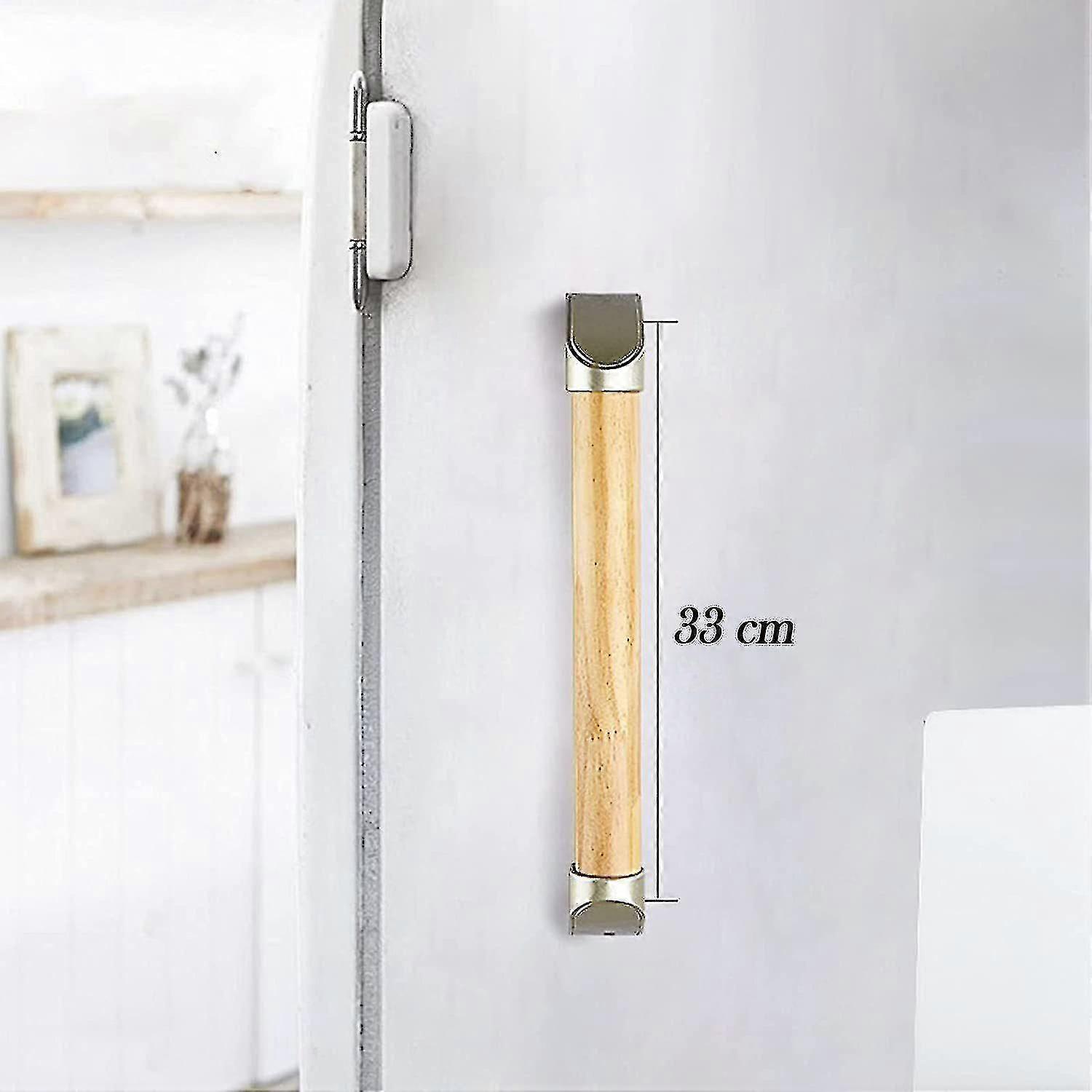 Wall Handle Wooden Grab Bar Bathroom Shower Elderly (wood Color 33cm ...