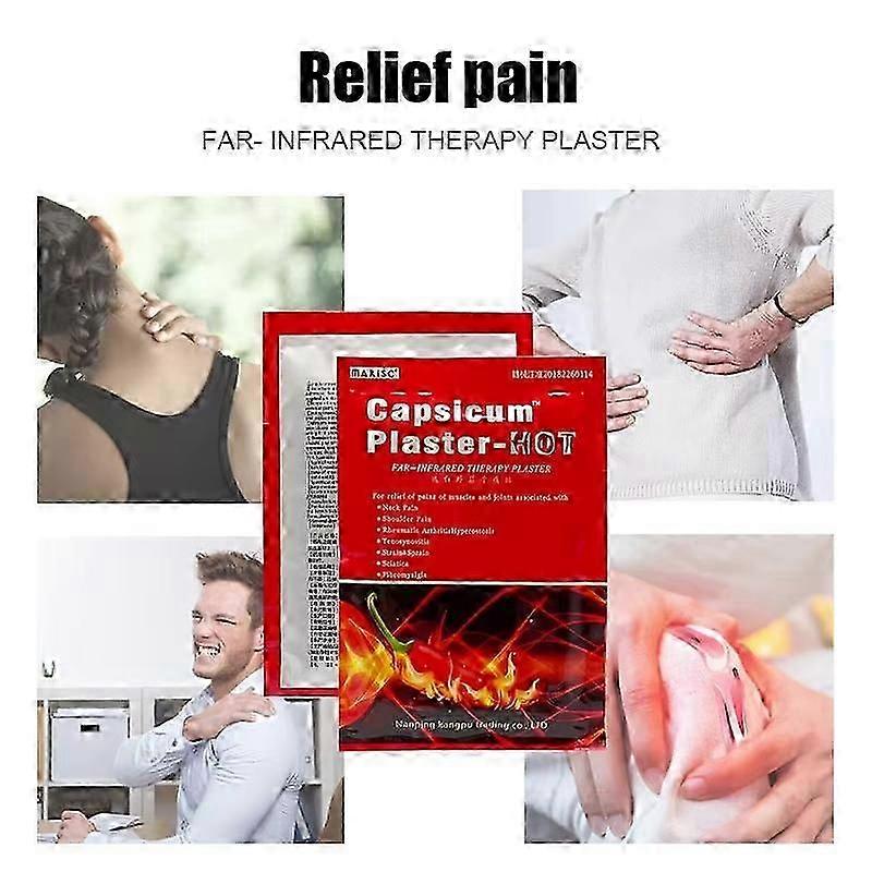 40pcs Capsicum Hot Patch Muscle Strain Back Knee Joint Patch | Fruugo UK