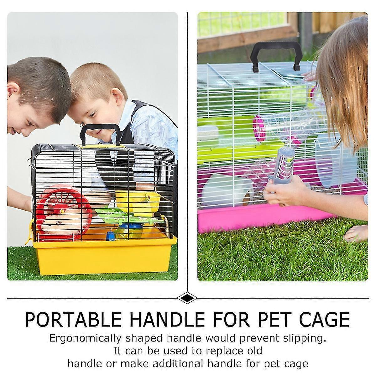 Pet Cage Replacement Handles 10pcs Durable Plastic Handle Grips for Dog ...