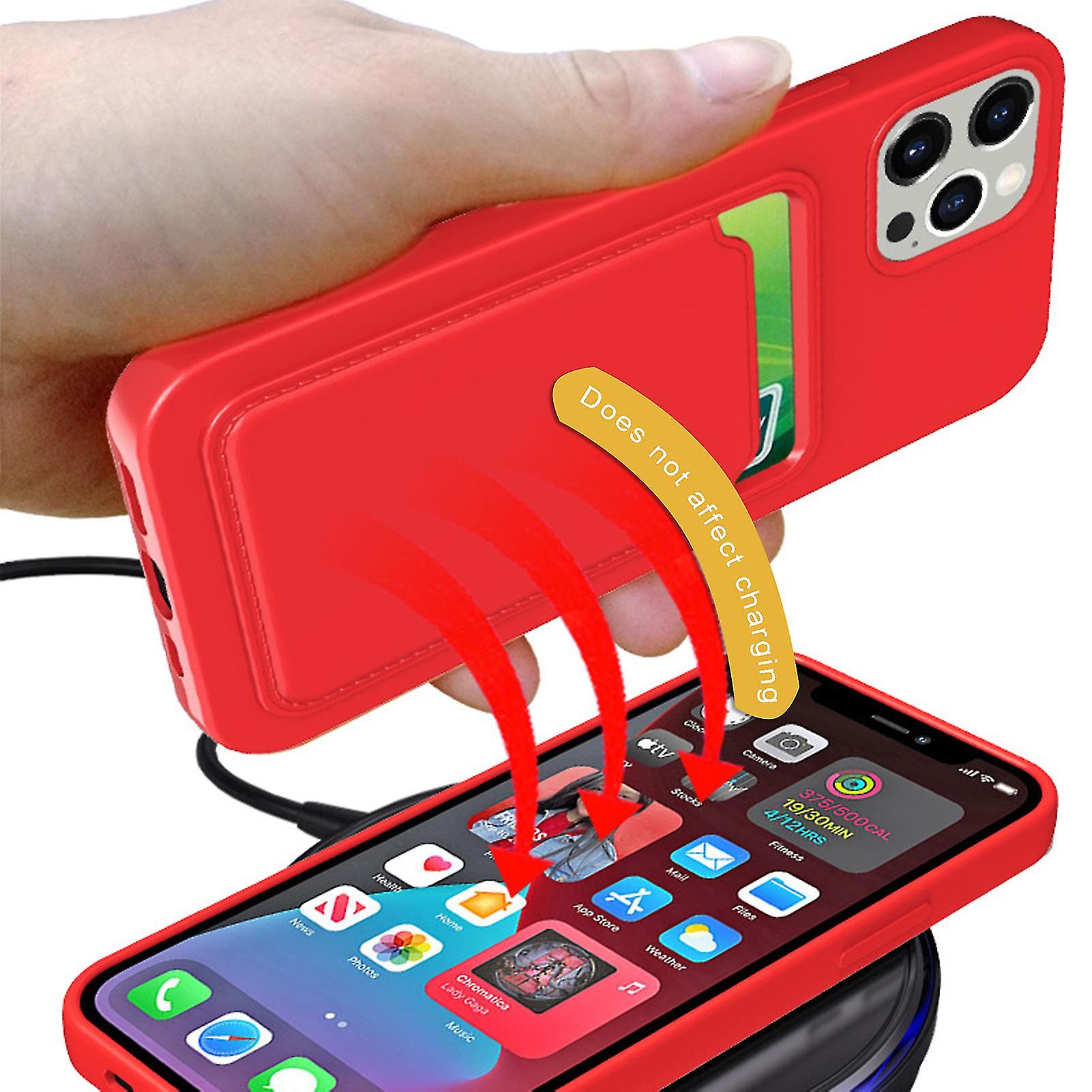 Phone Case Dust-proof Shock-proof Soft Tpu Card Slot Mobile Phone Back ...