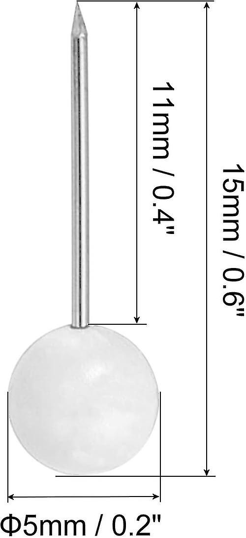 Push Pins, 300 Pack Plastic Head Map Tacks Thumb Steel Point for World ...