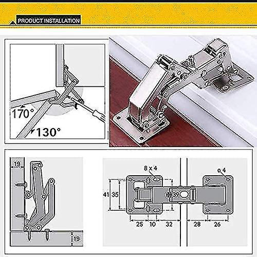 Door Hinges 170 Degree Hinge Cupboard Door Hinge For Cabinets Furniture ...