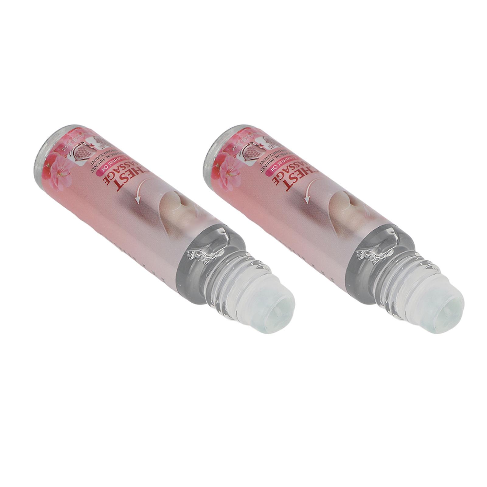10ML 2pcs Breast Massage Essential Oil Roller Lifting Tightening Bust ...