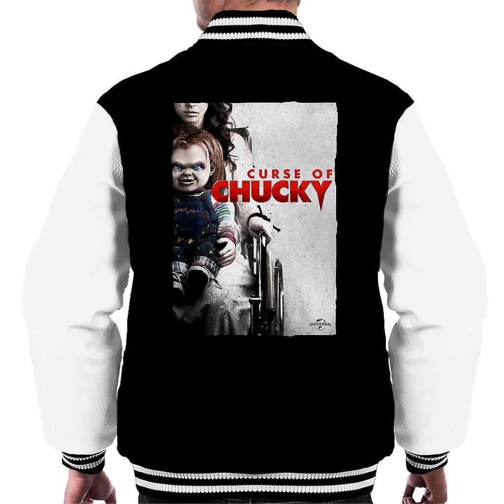 Chucky Curse Of Chucky Poster Men's Varsity Jacket | Fruugo US