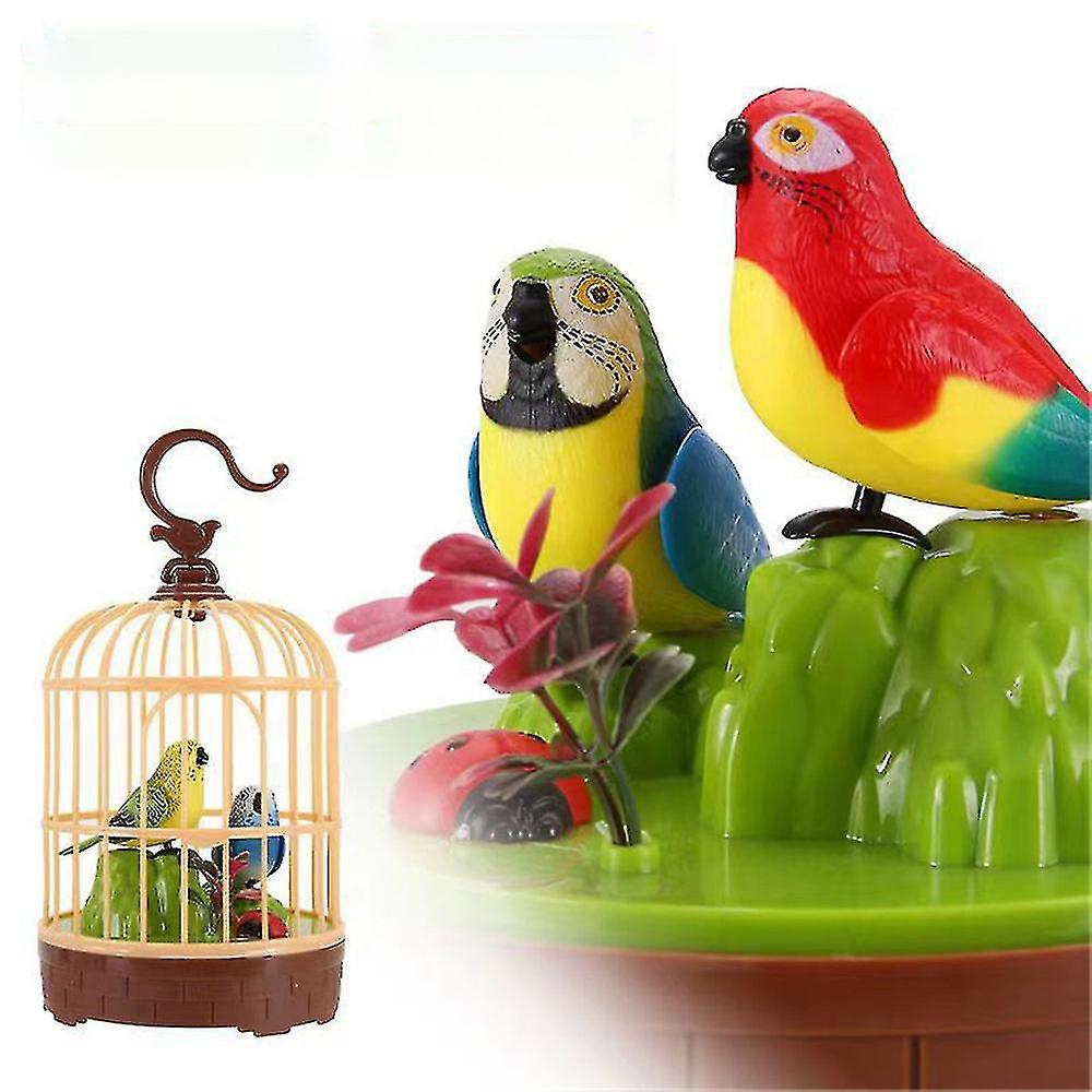Talking Parrot Electric Voice Control Simulation Parrots Lighting ...