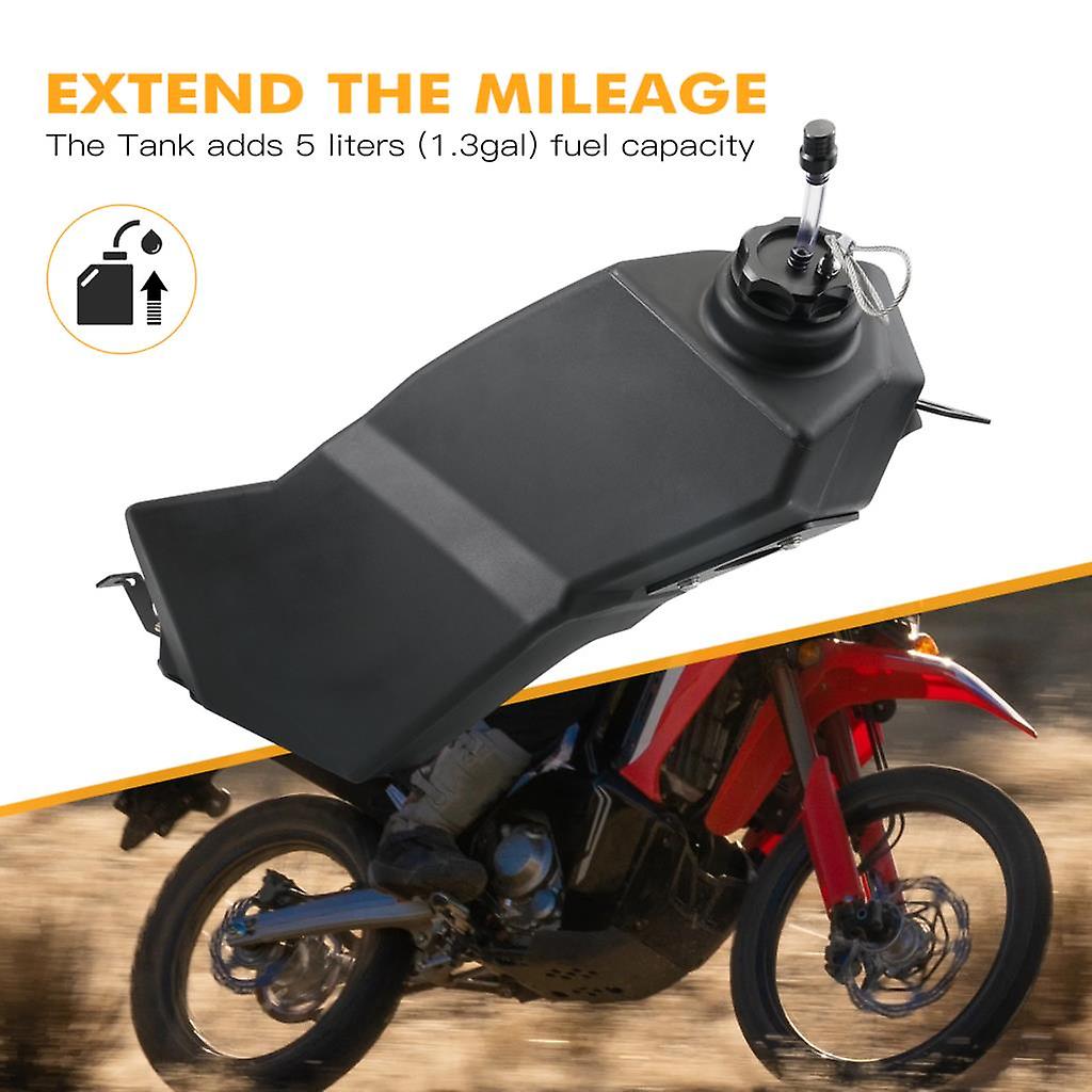 Motorcycle 5l Auxiliary Tank With Cap For Honda Crf300l Crf 300l Rally ...