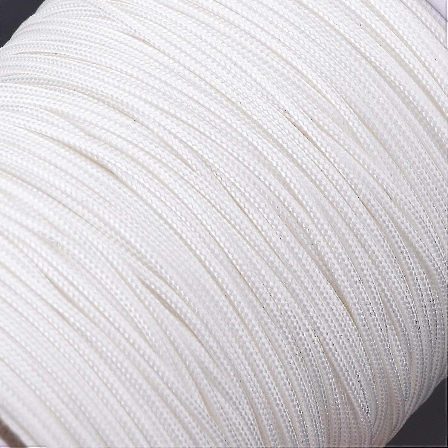 1.4mm White Braided Lift Shade Cord Pull Cord For Blinds Aluminum Blind ...