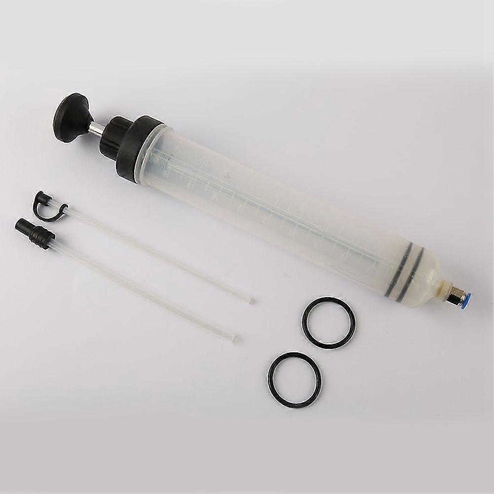 500cc Car Brake Fluid Oil Auto Oil Change Syringe With Hose Manual Fuel ...