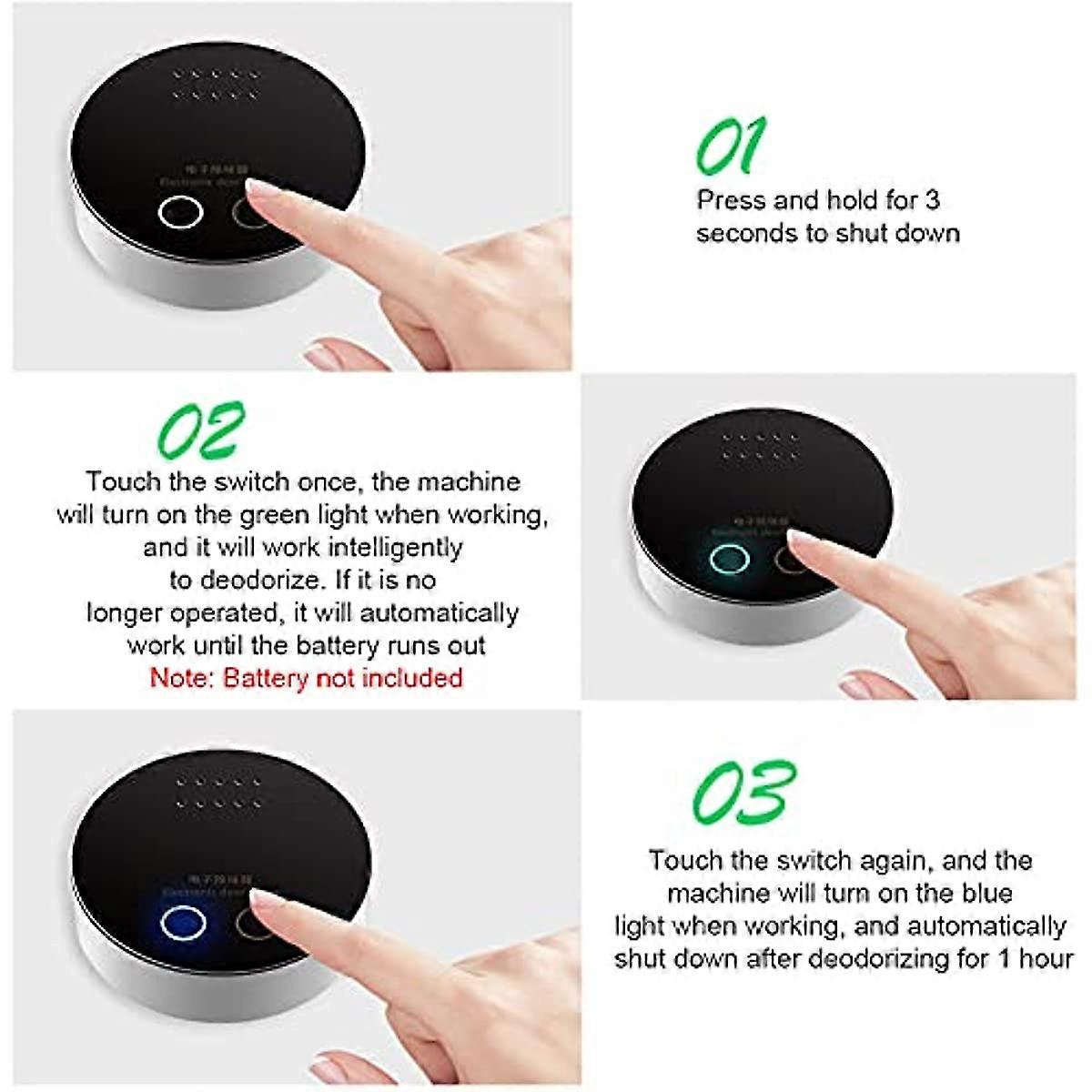 Mini Portable Intelligent Air Purifier Ozonide Deodorant Tool Household ...