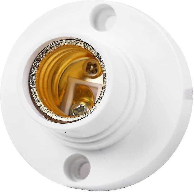 5pcks E14 Lamp Holder,e14 Edison Screw Light Bulb Holder, Plastic ...