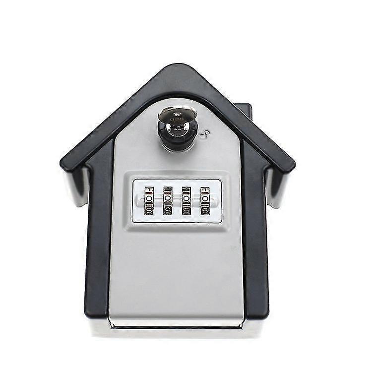 Key Safe Wall Mounted Key Box With Digital Code & Emergency Keys, Large ...