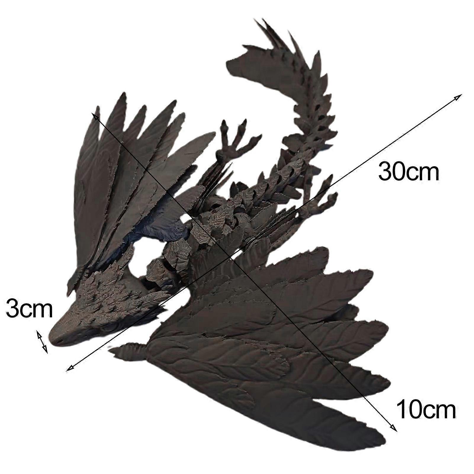 3D Printed Pterosaur Fidget Toy Movable Joints Flying Dinosaur Action ...