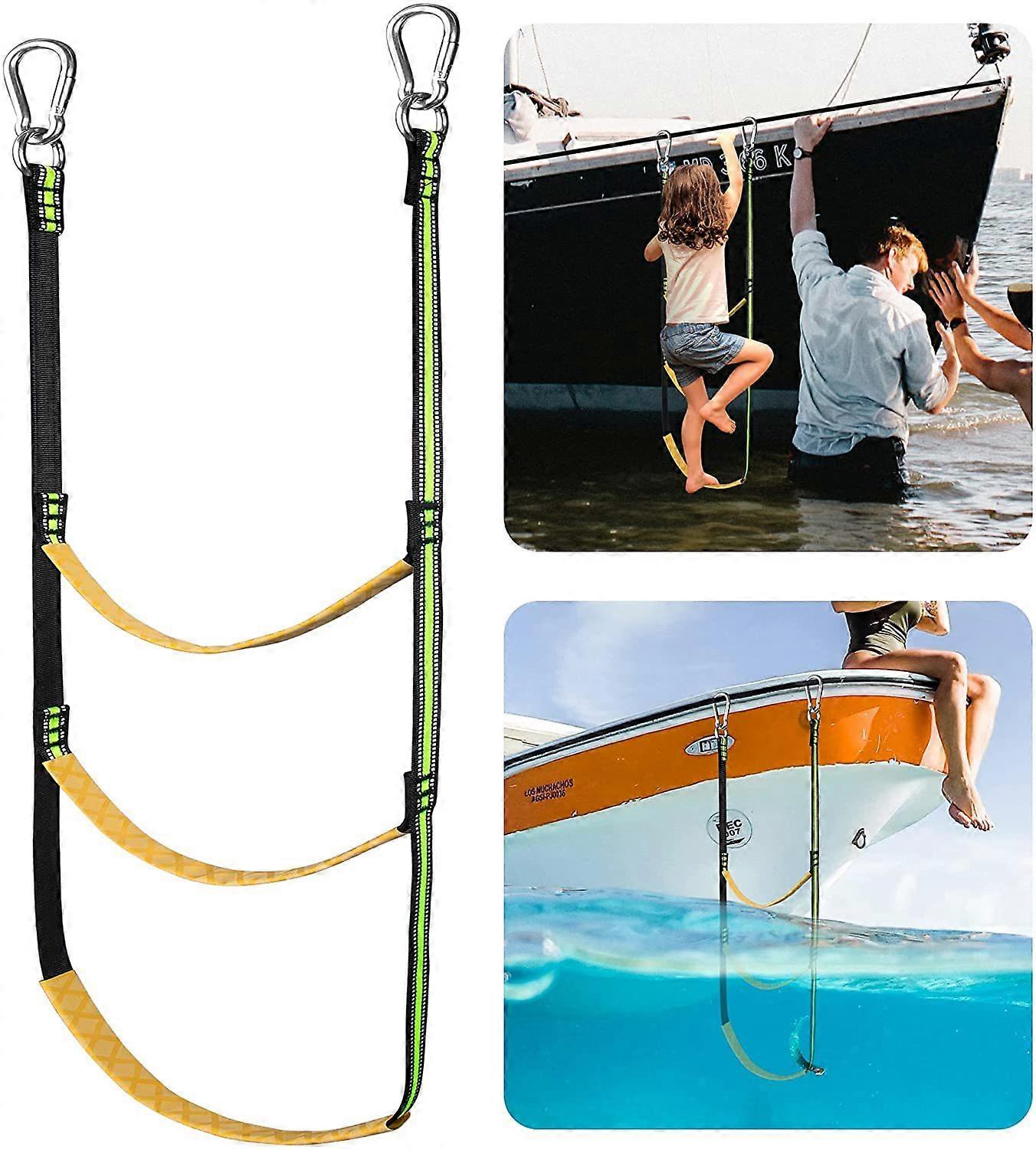 Boat Rope Ladder, Portable Boat Rope Ladder Extension Fishing Rope ...