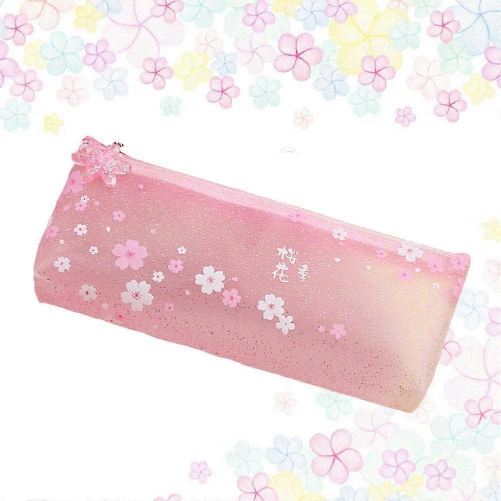 Fabric Pencil Pouch Girls Pencil Pouch with Zipper Cute School Big ...