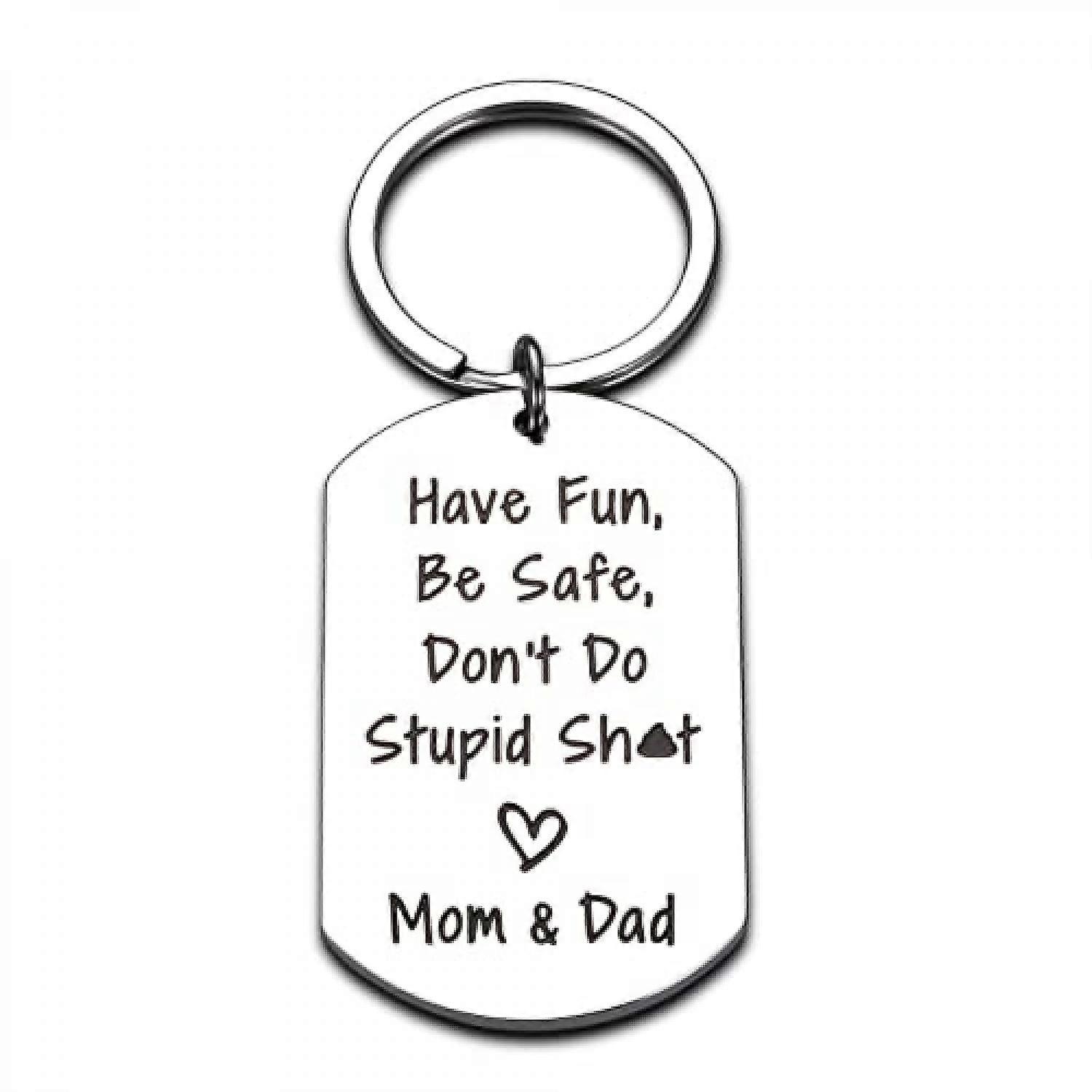 Dont Do Stupid Keychain for Son Daughter Gag Gifts Kids Teen Boys Girls ...
