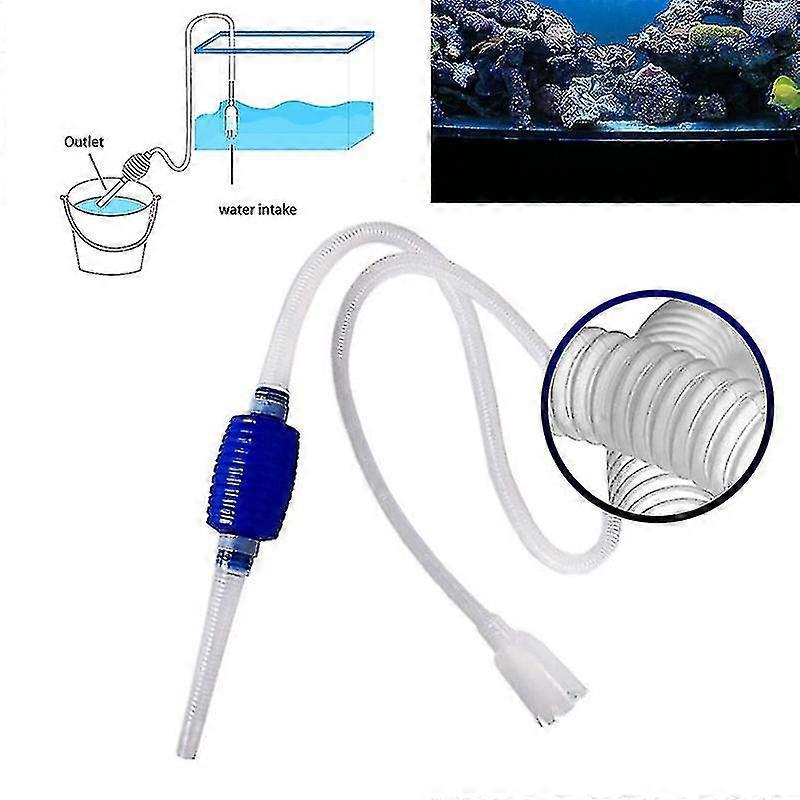 Aquarium/fish Tank Siphon And Gravel Cleaner - A Hand Syphon Pump To ...