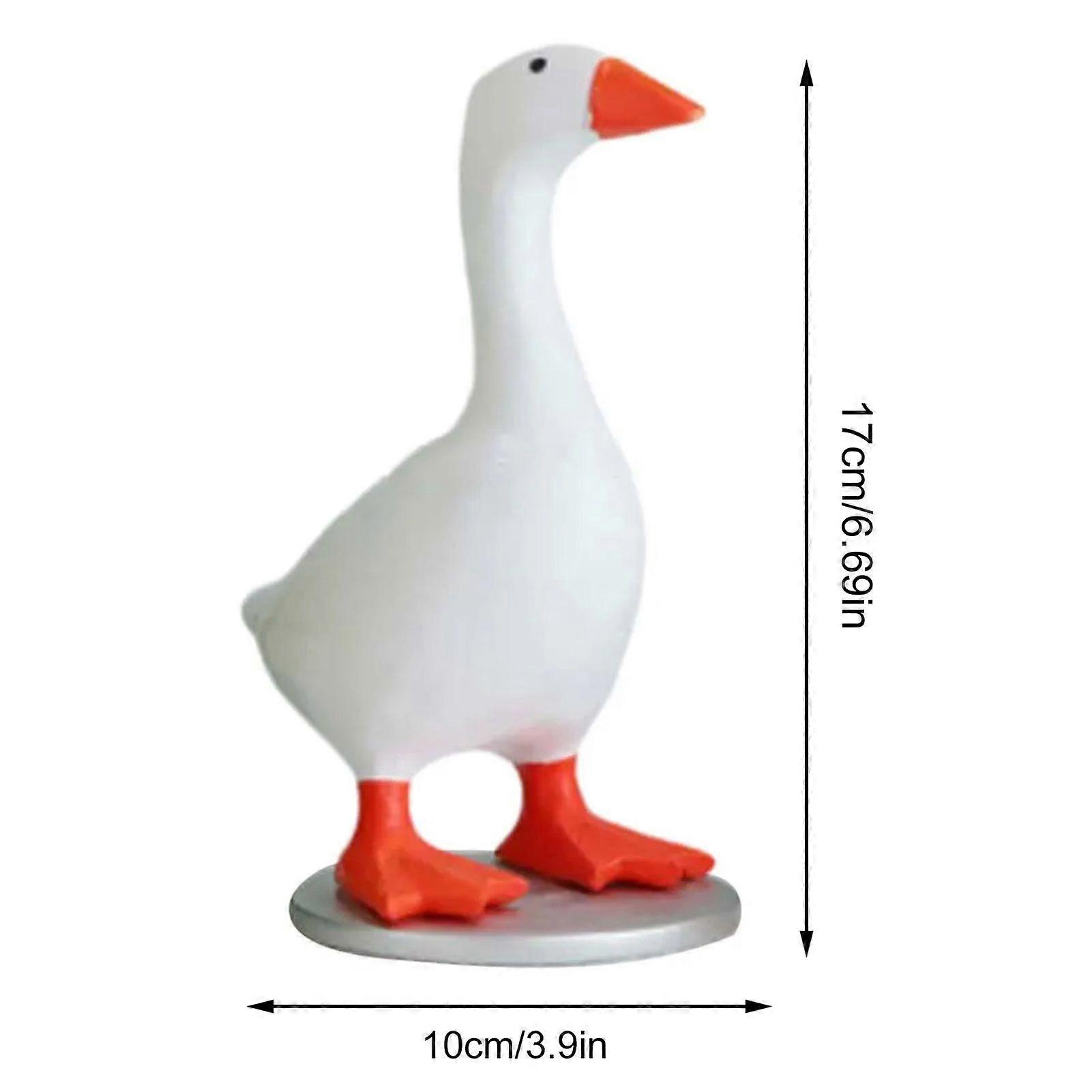 Magnetic Goose Key Holder Resin Desk Goose Figurines Aesthetic Animal ...
