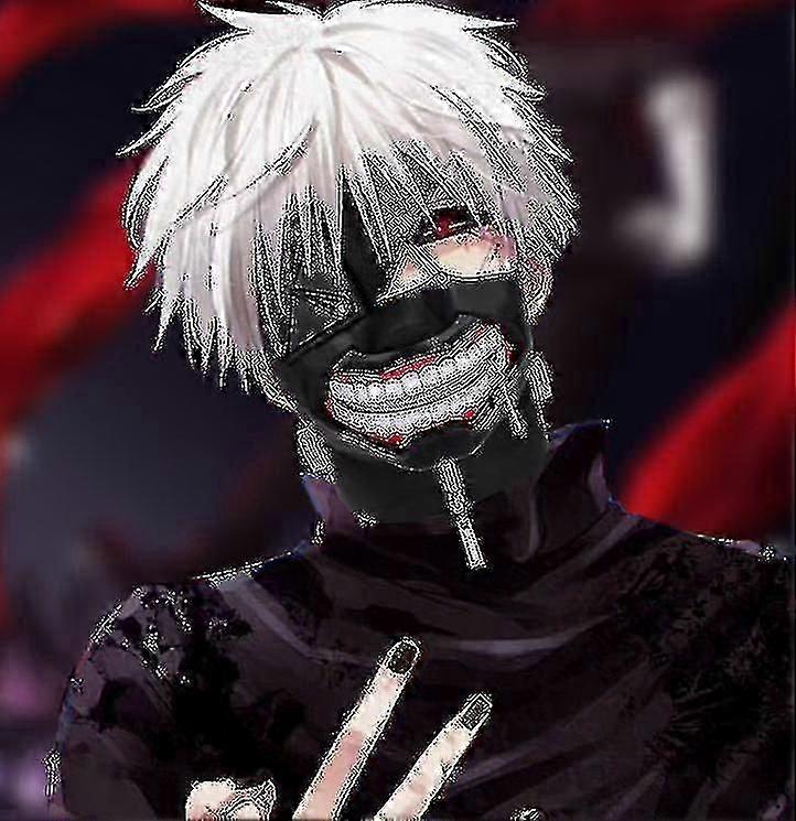 Anime Tokyo Ghoul Mask Ken Kaneki Hood Mask Halloween 3d Rubber Cosplay ...