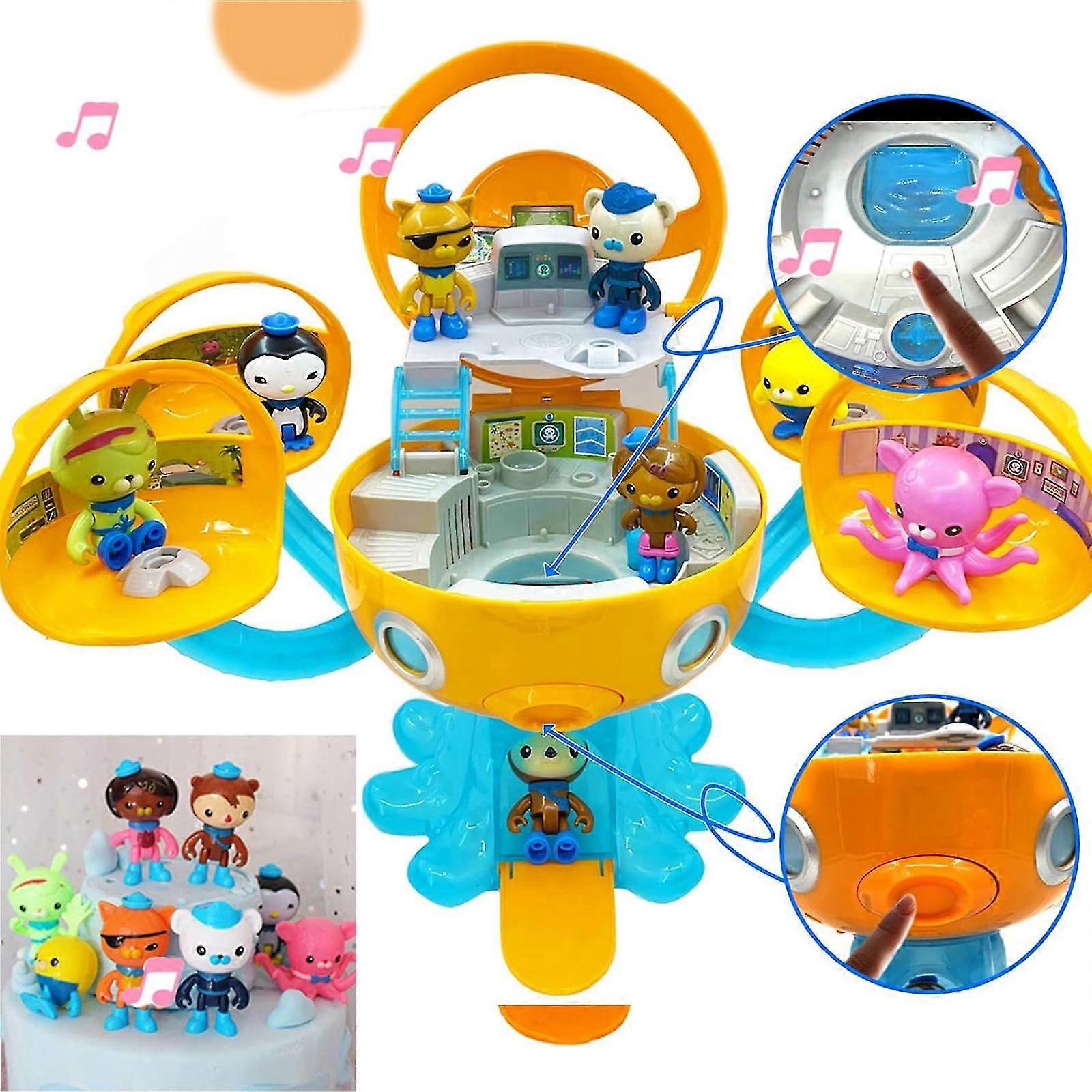 2024 New Octopod Castle Playset Figures Adventure Barnacles Action ...