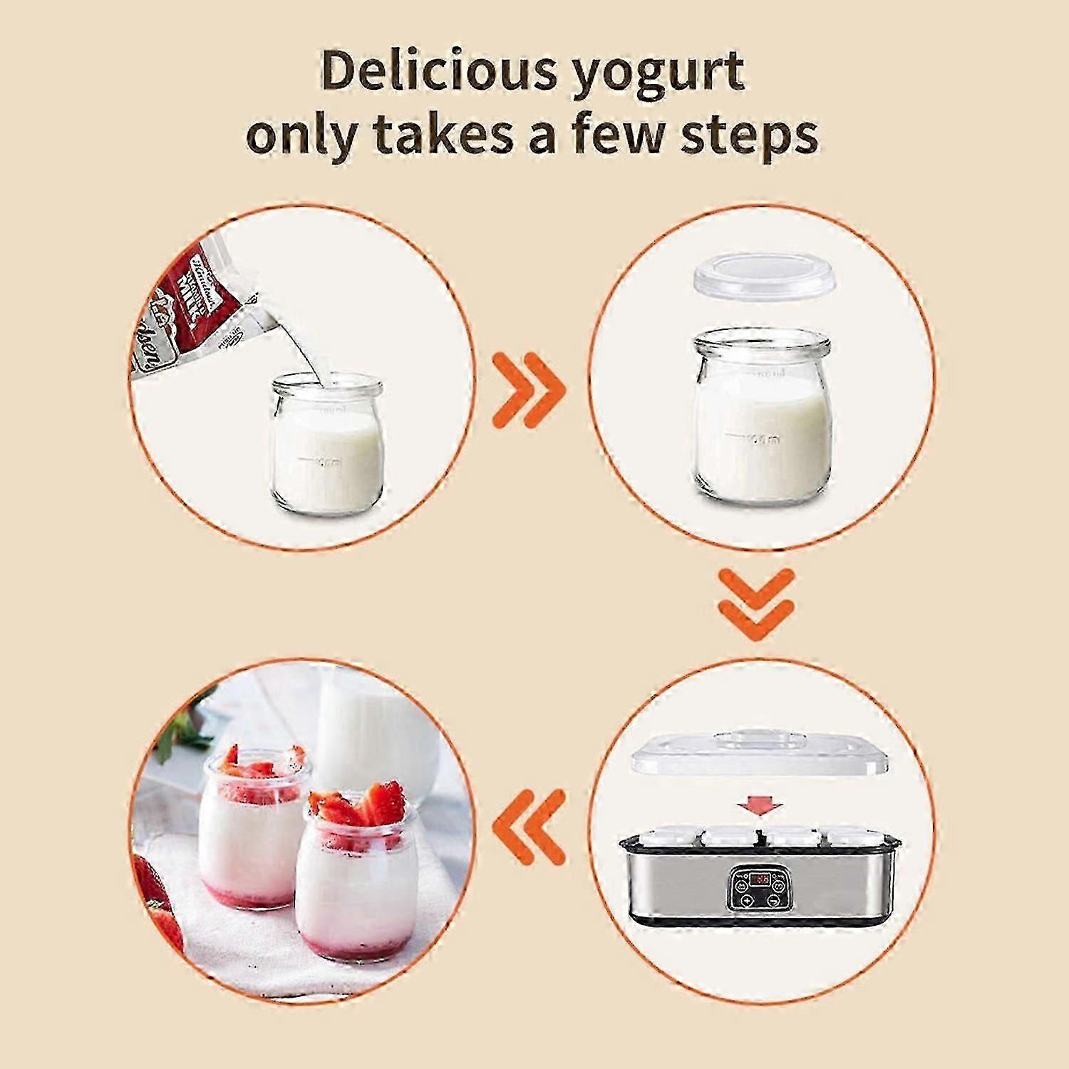 Probiotic Yogurt Maker, Probiotic Yogurt Maker with Adjustable ...