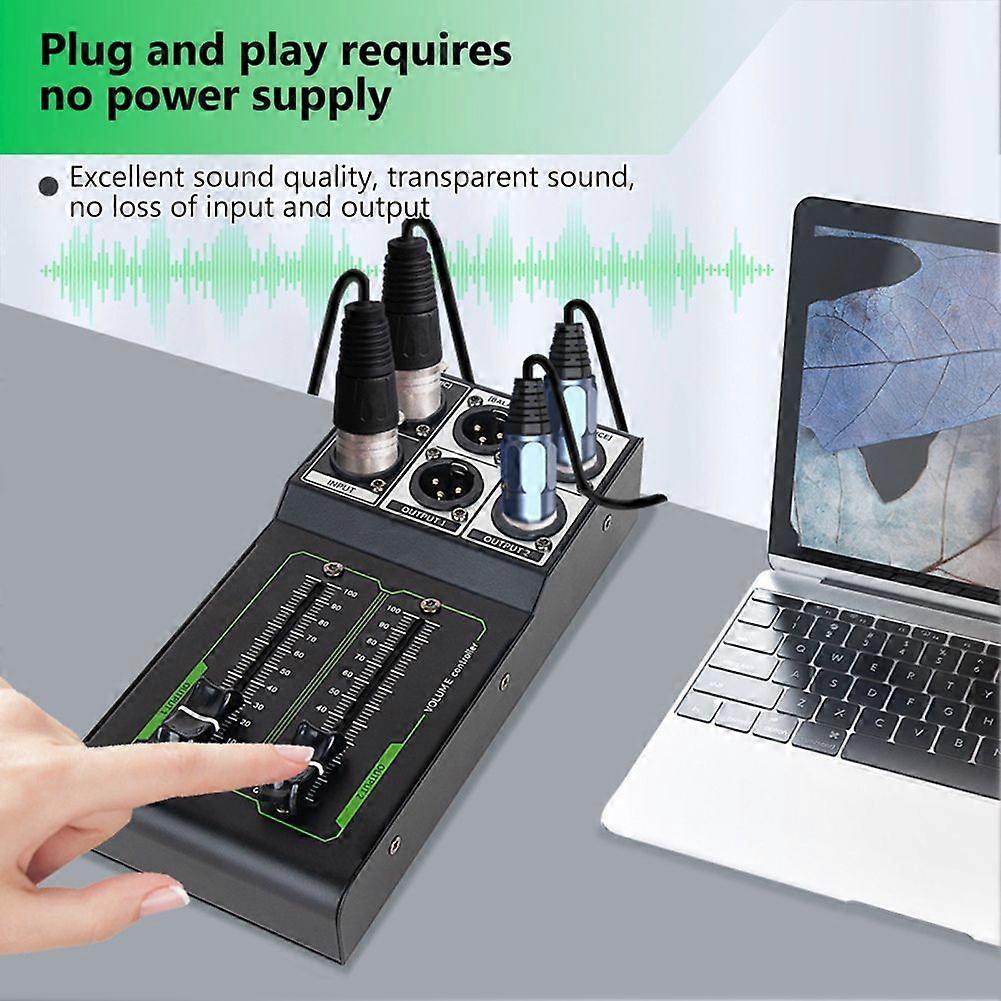 Passive Volume Controller Precise Volume Adjustment Plug Play Stereo | Fruugo UK